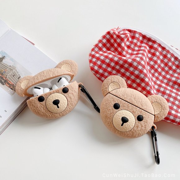 Accessories | Stereo Teddy Bear Headphone Case | Poshmark